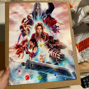 Final Fantasy VII Remake Limited Edition Fine Art Print FF7 Poster FF7 ...