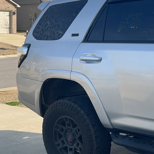 Fits 2010-2024 Toyota 4RUNNER Rear Side Window Leopard Cheetah Print ...