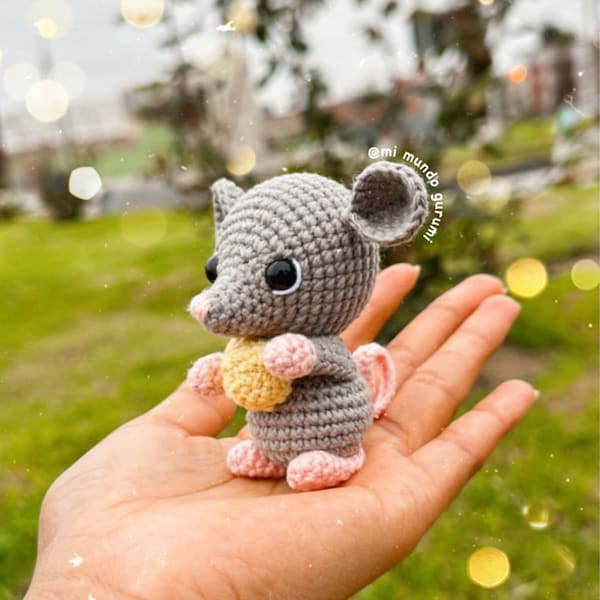 PATTERN: Maxwell the Mouse - Crochet Mouse Pattern - Amigurumi Mouse ...
