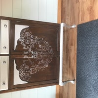 Anna Damask Wall Stencil - LARGE WALL STENCILS Instead of Wallpaper ...