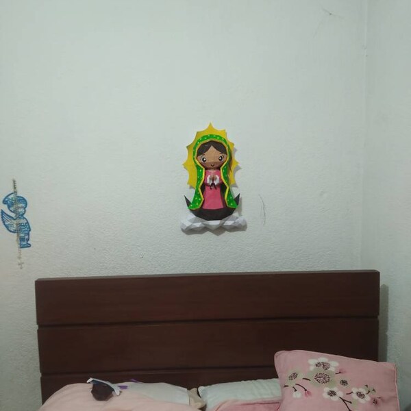 Cute Mary, Papercraft Maria, Template 3D, Home Decoration, Marie, Mary ...