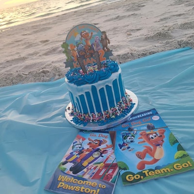 Personalised Printable Go Dog Go Centerpiece, Go Dog Go Cake Topper, Go ...