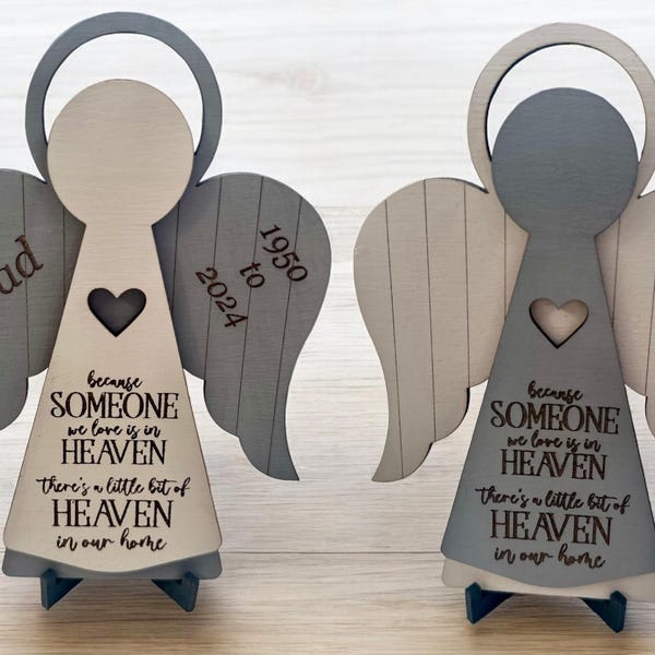 Memorial Angel SVG, Laser Cut Angel, Laser Cut File, Glowforge File ...