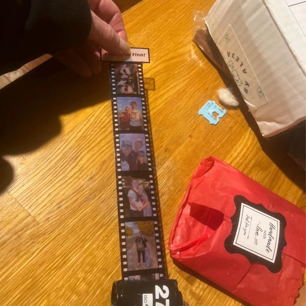 Memory Film Keychain 1-10 Photos - Personalized Camera Roll Gift ...