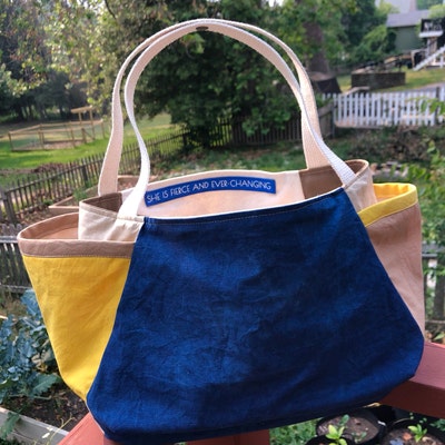 Seashell Bag Sewing Pattern PDF Sewing Pattern Canvas Tote - Etsy