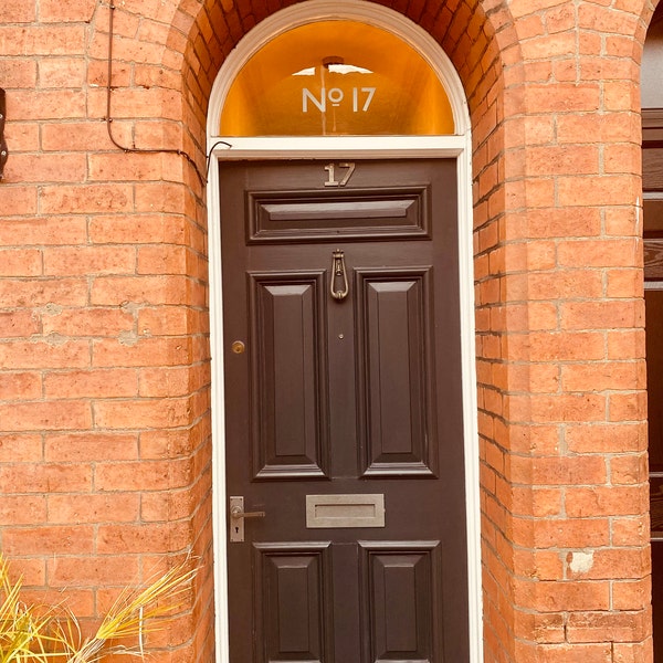 Personalised Classic Door Number Decal House Number Decal Sticker - Etsy