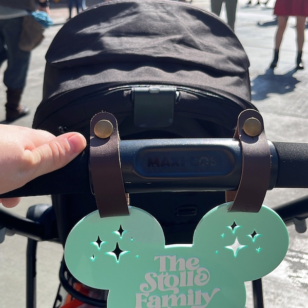 Disney Inspired Personalized Stroller Sign, Mickey Ears Decor, 1st WDW ...