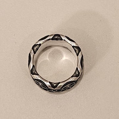 Cappadocia Handmade 925k Oxidized Sterling Silver Statement Ring ...