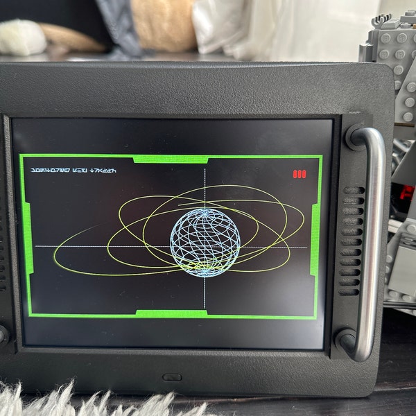 Tactical HUD - 8-inch - Animated Digital Display - Star Wars Inspired ...