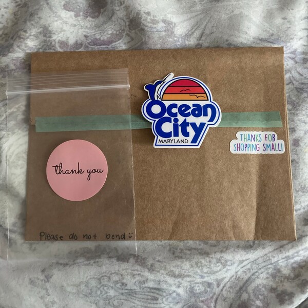 Ocean City Maryland Sticker, Beach Sticker, Boardwalk Sticker, OCMD ...