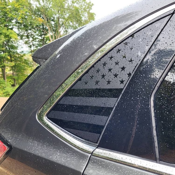 Sunroof Floral Compass Vinyl Window Decal - Etsy