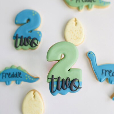 Number Two With Wording Cookie Cutter outline Only - Etsy