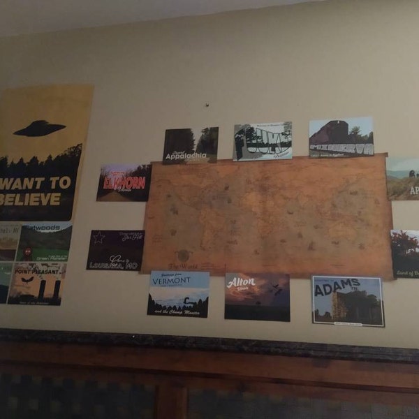 Vintage Style Cryptid Postcards - Set 1 - Etsy