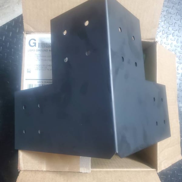 Structural Design X Bracket for 6x6 Post, 6x6 Bolt Plate, 6 Inch X ...