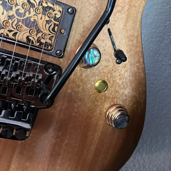 Guitar Kill Switch/cutoff 12mm Black Momentary High Head Push Button ...