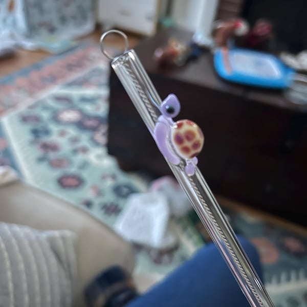 Great White Shark GLASS STRAW Boba Straws Reusable Straw Smoothie ...