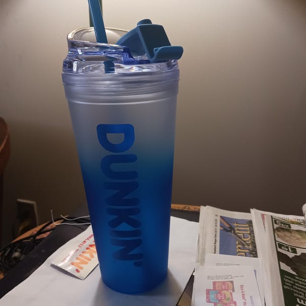NEW 2023 Spring Original DUNKIN’ 24oz Ombre Acrylic Rainbow Tumblers - Etsy