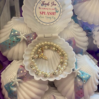 Mermaid Favors Bag Container for Party Personalized Plastic - Etsy