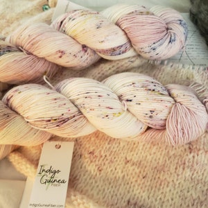 Wren Field of Flowers, Hand Dyed Yarn, Worsted Weight, Superwash Merino ...