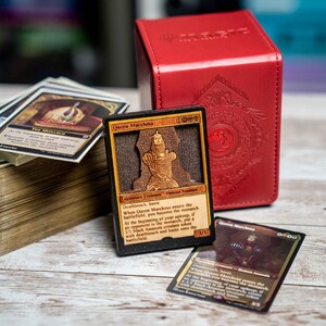 MTG Custom Wooden Card Display Magic the Gathering Card - Etsy