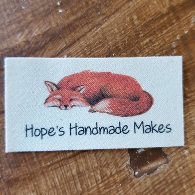 Fox Sewing Labels Personalized Woodland Clothing Labels, Sew On - Etsy UK