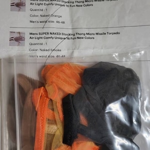 Men's Latex Rubber String Bikini Brief Tanga SEAMLESS Body Hug Tanga ...