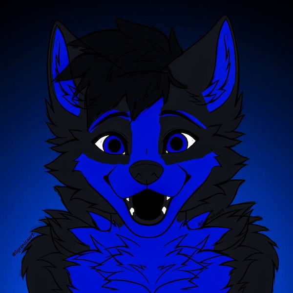 Furry Icon Base Canine Fursona Pfp Base (.PSD File) - Etsy