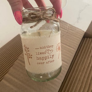12 Wedding Jars, Decorated Jars, Hessian, Burlap,white Lace, Rustic ...