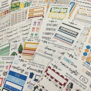 DOODLES-11 STICKY NOTE Doodle Planner Stickers | Etsy