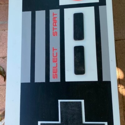 Nintendo Table or Wall Controller Start Select B A Decal Stickers ...