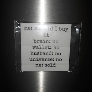 Funny Magnet, Sarcastic Magnet, Magnet, Small Gift 3 X 3 INCHES - Etsy