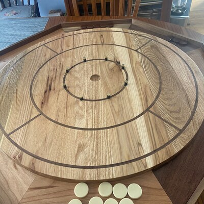 Crokinole Billiards 'eight Disc Crokinole' - Etsy