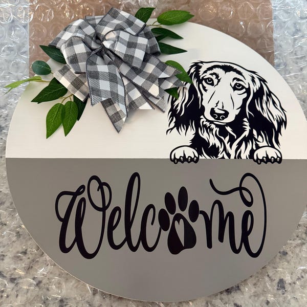 Tabby Cat Welcome Sign, Tabby Cat Door Sign, Cat Welcome Sign - Etsy