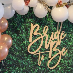Bride to be wood sign Wedding Backdrop Wedding Bar Sign | Etsy