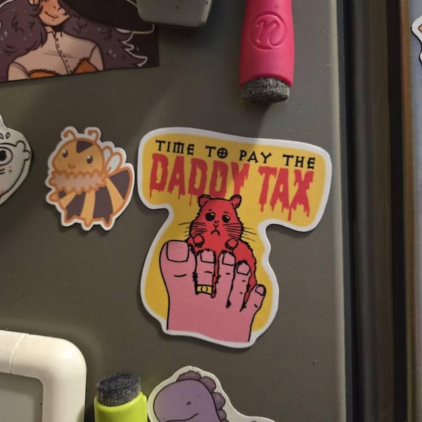 Dungeon Crawler Carl Merch, Daddy Tax Sticker, Free US Shipping - Etsy