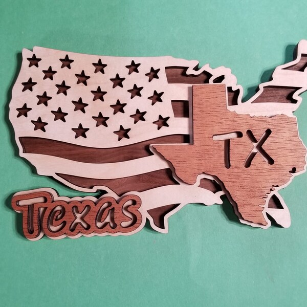 US States Set - Scroll Saw Pattern (pdf, Dxf, Svg, Eps) - Etsy