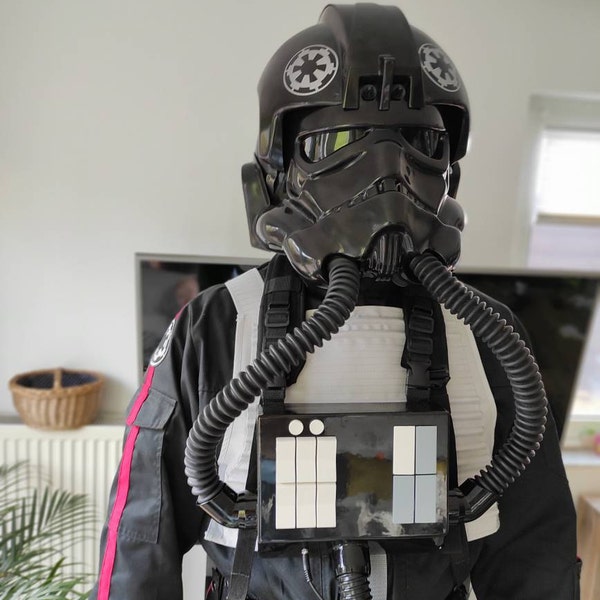 Star Wars Tie Fighter Pilot Inspired Replica Helmet. (O.T.) - Etsy