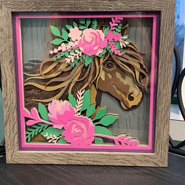 Flower Octopus Shadow Box Svg, 3d Octopus Svg, Ocean Shadow Box Svg, 3d ...