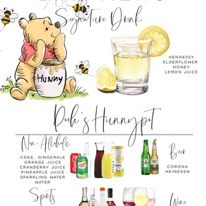 Honey Bear Watercolor Digital Clipart, Bear With Honey Pot Png, Honey ...
