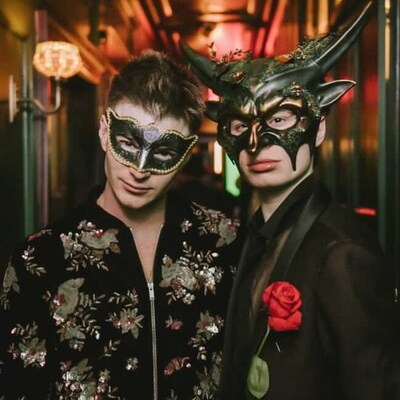 Masquerade Mask Men DEVIL MASK Forest Woodland Devil Mask Men - Etsy