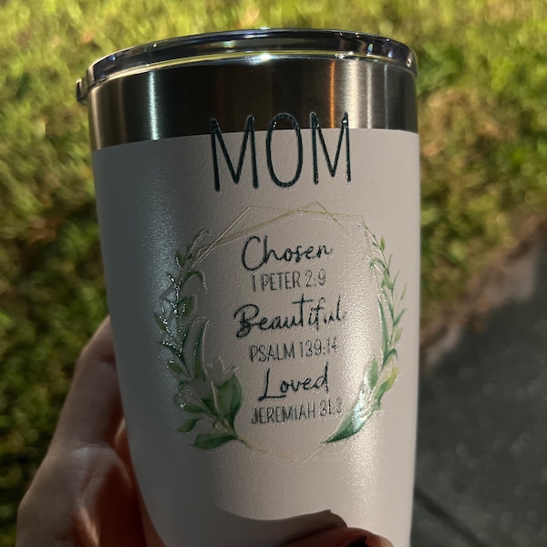 Personalized Bible Verse Travel Coffee Mug,christian Women Faith Travel ...