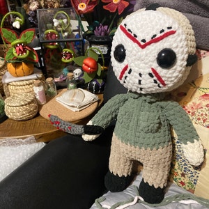 Cuddly Slasher Doll/handmade Slasher Plushie, Plush Stuffed Slasher ...