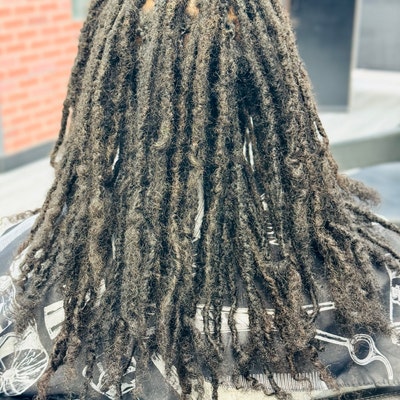 60 Anwi Textured Locs Made From 100% Human Hair Sizes 0.4cm & 0.5cm, - Etsy