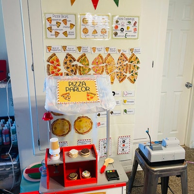 Pizza Parlor Dramatic Play, Pretend Play, Classroom Dramatic Play, Home ...