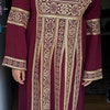 Palestinian Thobe Dress Tatreez White With Tarha Headpiece Included. - Etsy