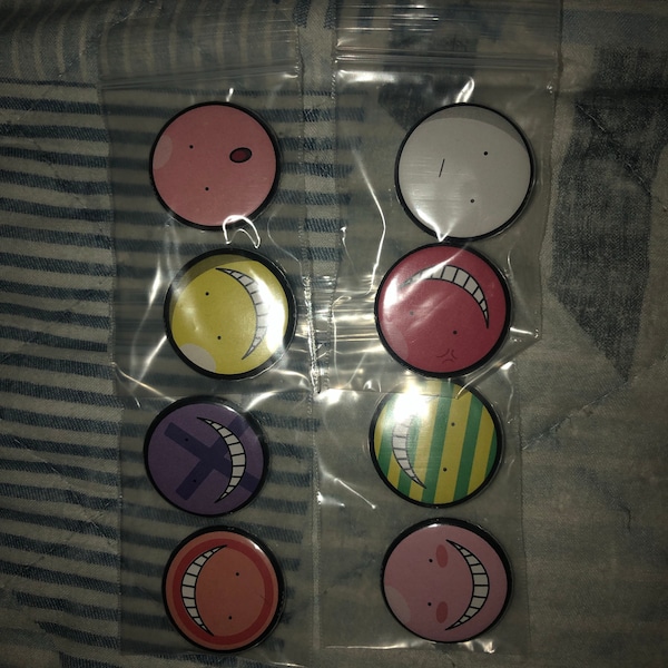 Korosensei Assassination Classroom Pinback Button Pins - Etsy