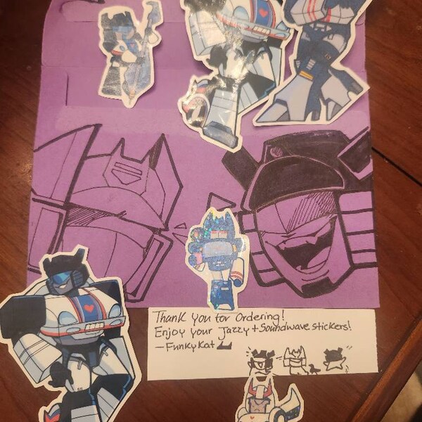 Transformers Stickers! Soundwave|blaster|jazz - Etsy