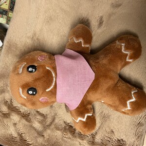 Gingerbread Man Embroidery Pattern , in the Hoop, ITH, Softie Stuffie ...