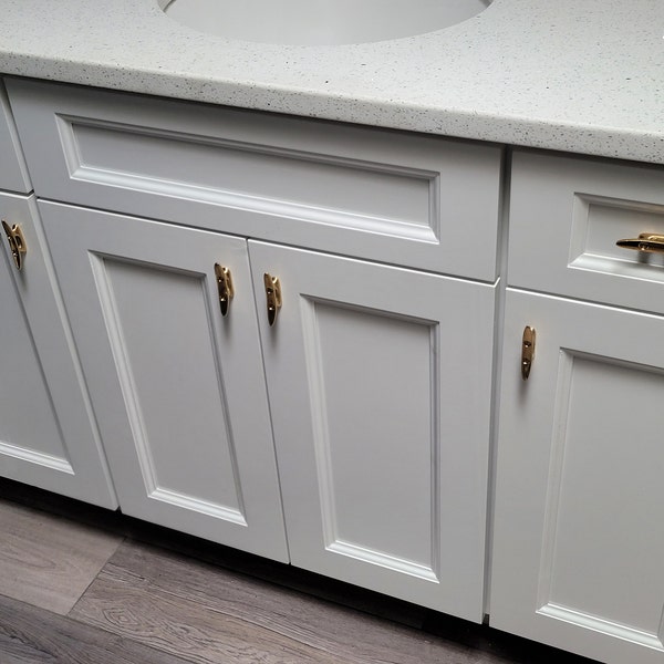 Solid Brass Cleats - Cabinet Handle Hardware - Nautical Wall Hooks ...