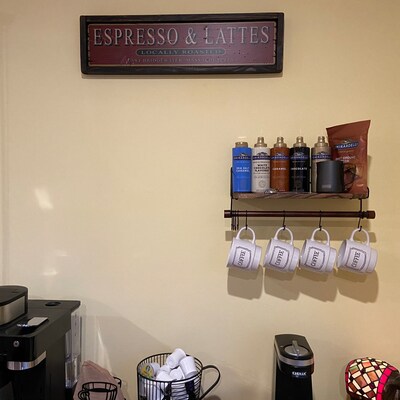 Custom Espresso & Latte Sign Rustic Hand Made Vintage Wooden Sign - Etsy